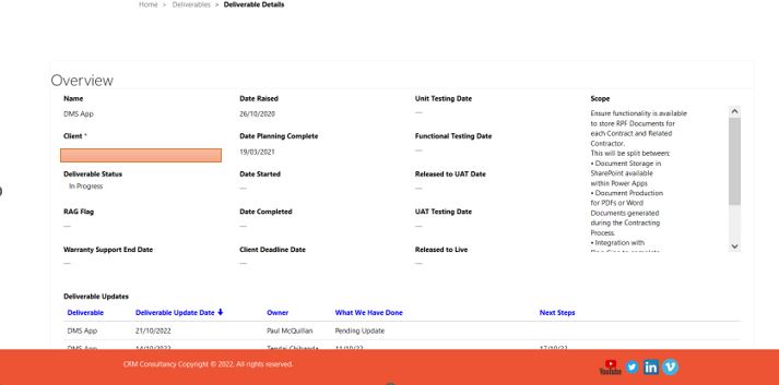 A Guide to the CRMCS Deliverable Portal – CRM Consultancy Blog